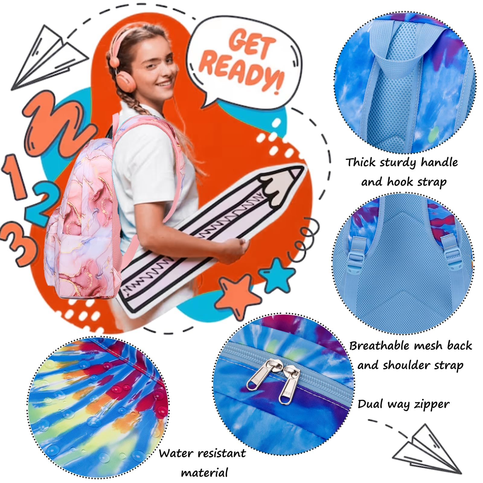 Jumpopack Backpack for Boys School Backpack for Boys Backpack for Elementary Middle School Bag for Kids Bookbag Teen Boys Backpack with Lunch Box