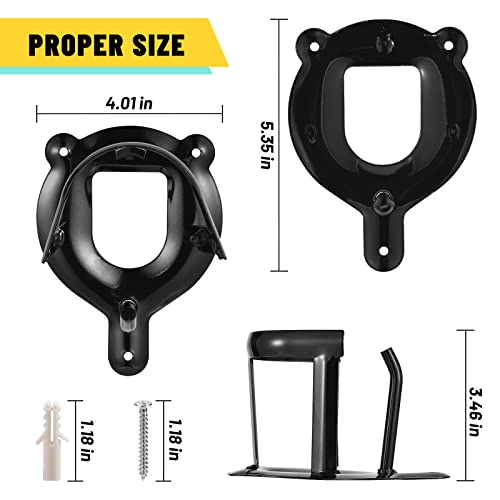 YUNFUTILEI Horse Tack Horse Bridle Rack Bridle Hooks for Tack Room - Metal Storage Hook for Horse Supplies(4 Counts)