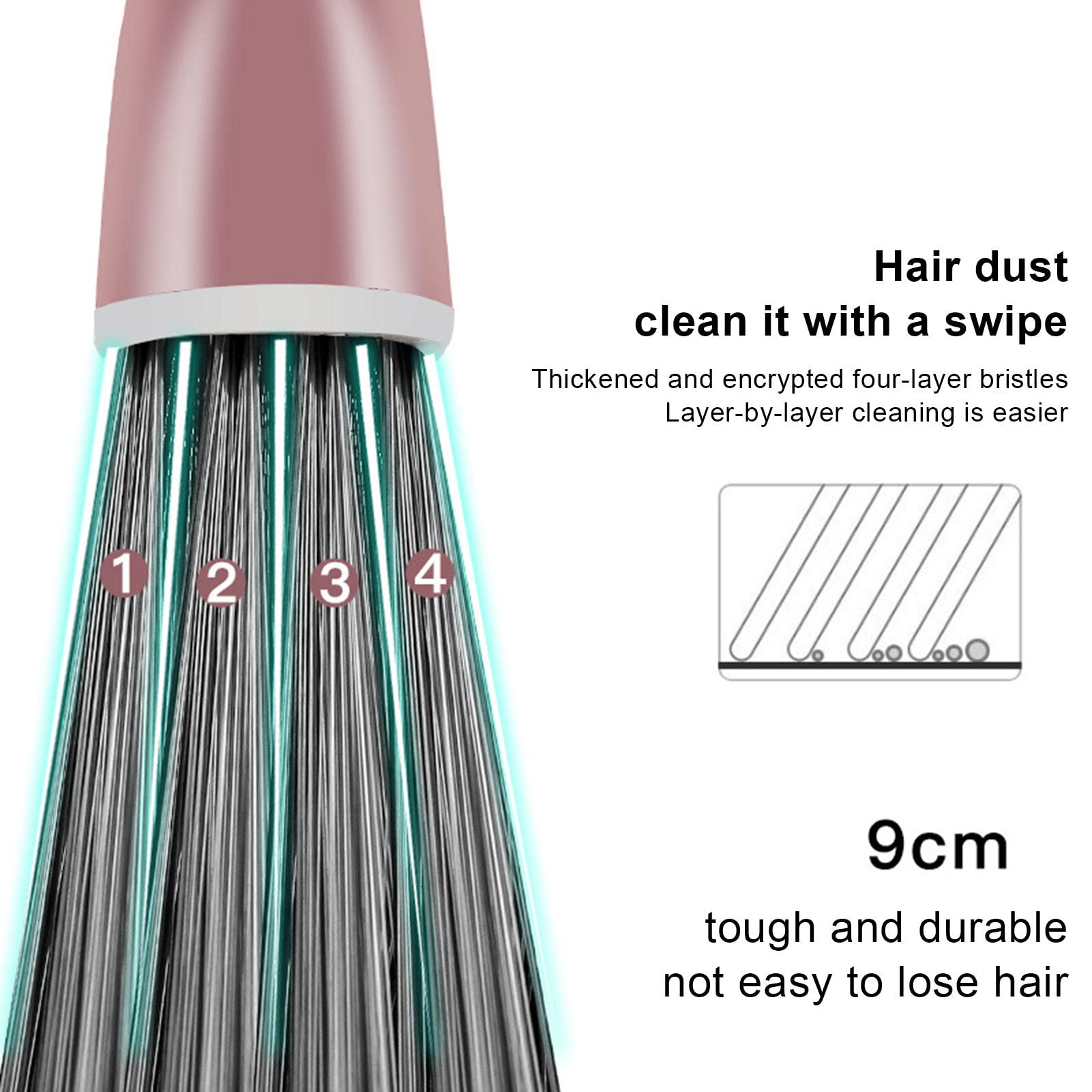 WMGoods Broom and Dustpan/Broom with Dustpan Combo Set,Standing Dustpan Dust Pan with Long Handle 40"/52" for Home Kitchen Room Office Lobby Indoor Floor Cleaning Broom and Dustpan Set for Home
