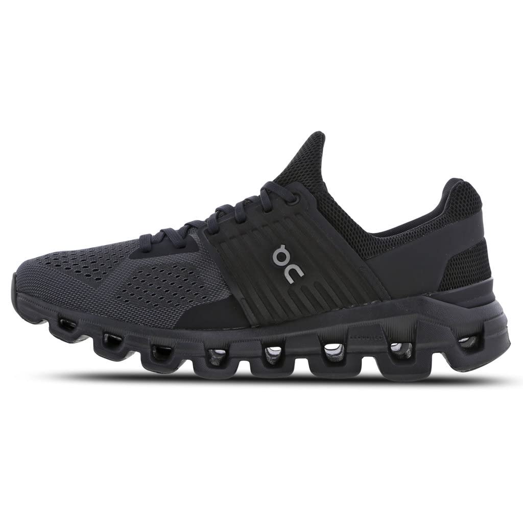 ON Women's Cloudswift PR Sneakers, All Black, 8