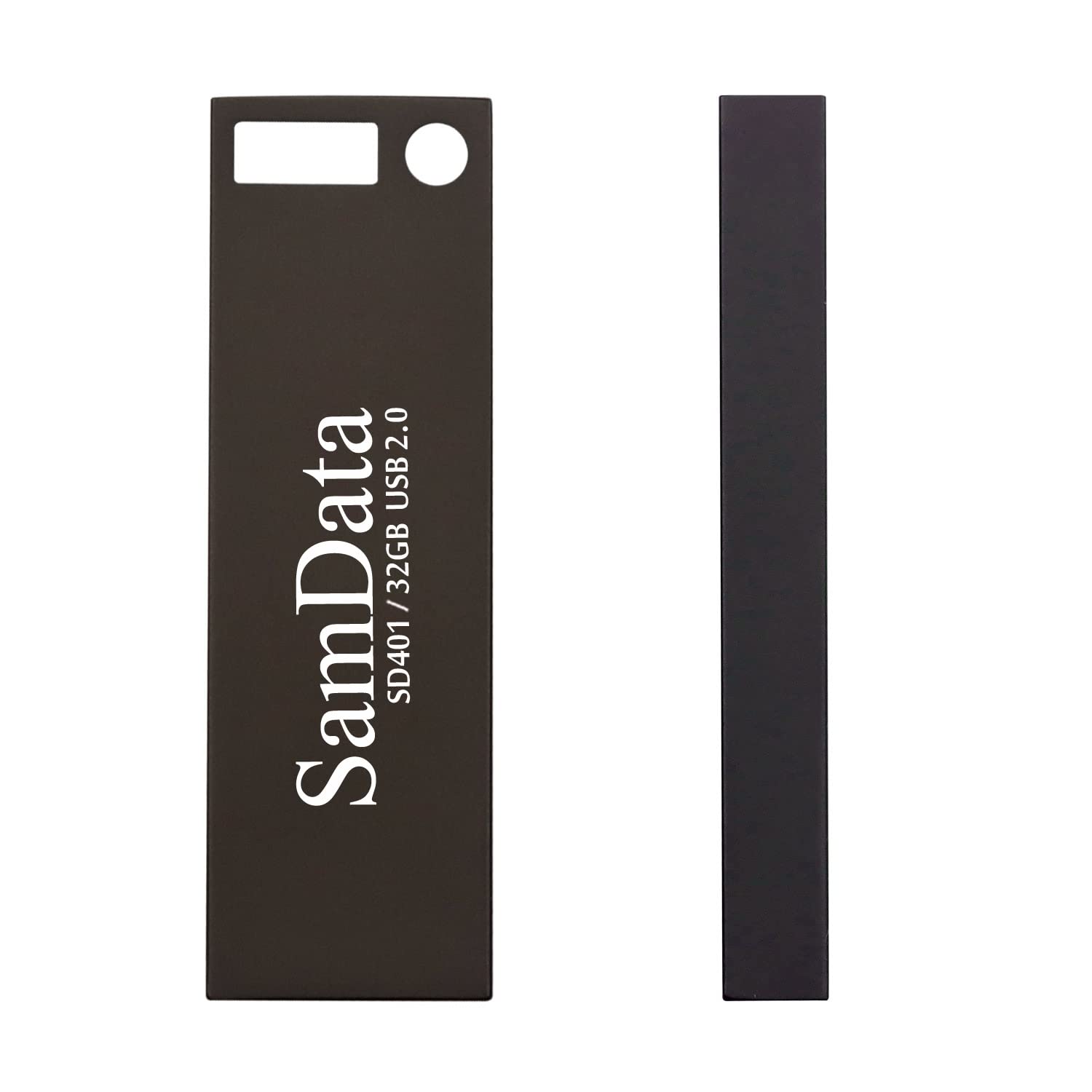 SamData 32GB USB Flash Drives Thumb Drive Memory Stick USB Stick Jump Drive 32GB USB Drive Pen Drive Zip Drive Waterproof Metal Mini Design for PC Laptop Storage and Backup,Black