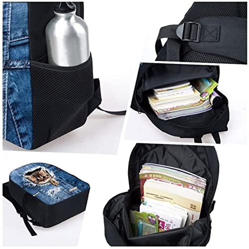 ZOUTAIRONG African Boy Backpack and Lunch Box Set Elementary School Bag American Afro Boys Book Bags for 2Nd/3Rd/4Th/5Th Grade Kids Pencil Case