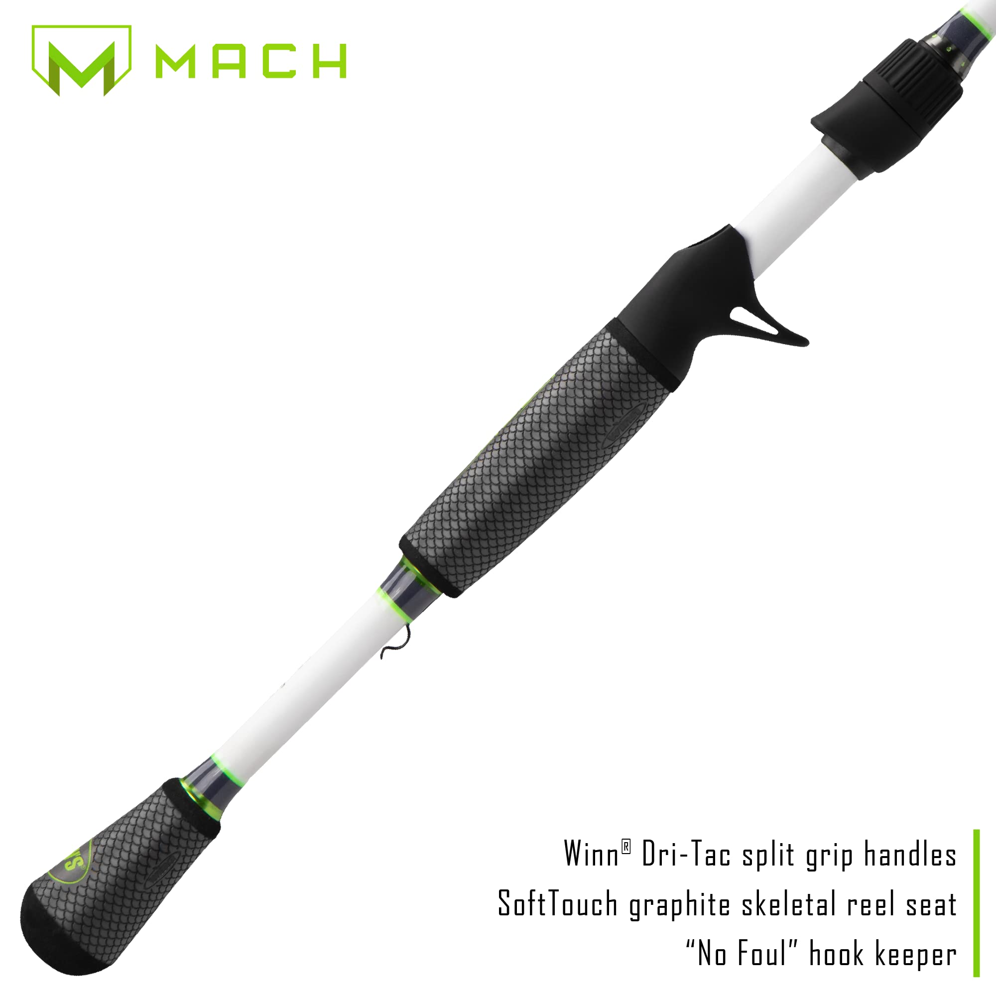 Lew's Mach 7'2"-1 Medium Heavy IM7 Jigging Casting Rod