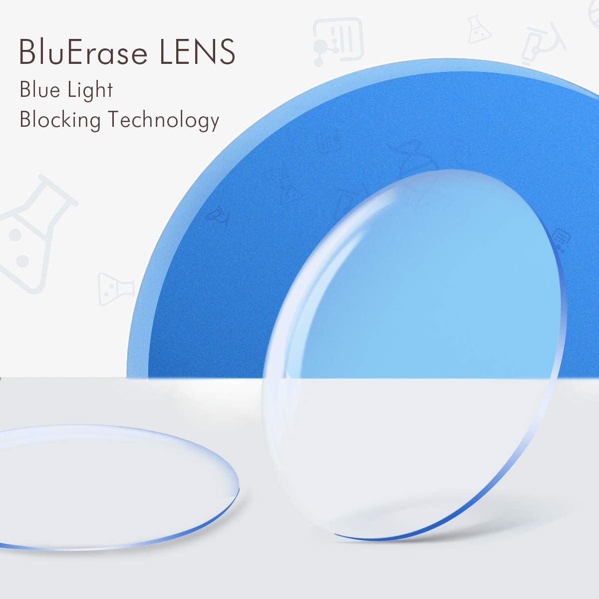 Leaead Blue Light Blocking Glasses BluErase Lens Round Frame Multiple Colors Anti Eyestrain Anti-UV Computer/Gaming/TV/Phones Glasses for Women/Men(Leopard)