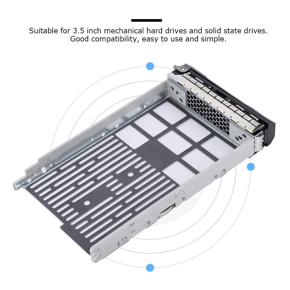 WODSOFT 3.5-inch SAS SATA SSD Hard Disk Drive Tray Bracket for DELL R410 R510 R710 R730 R720 Server Hard Disk Bracket