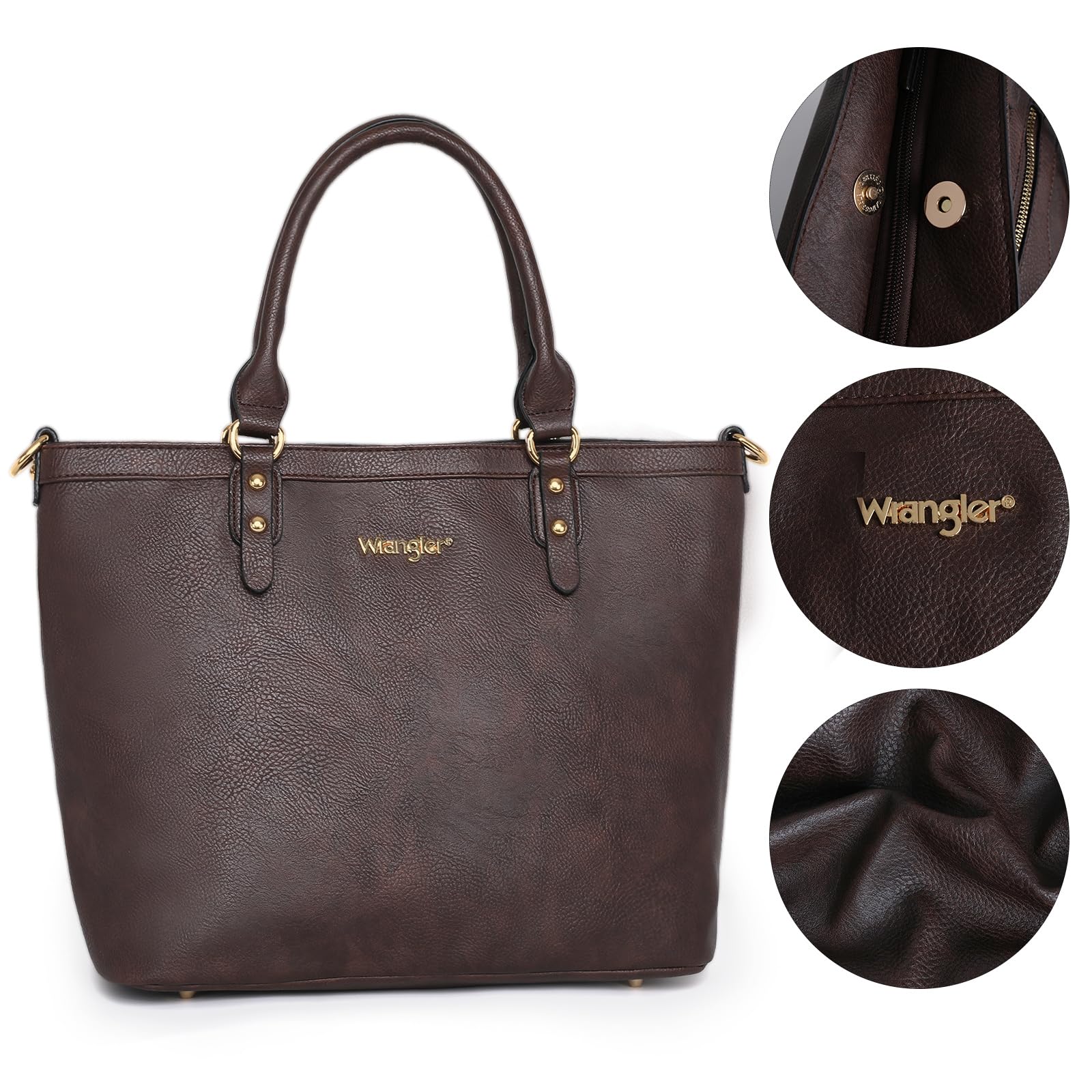 Montana West Tote Bag for Women Zipper Large Tote Purse Adjustable Strap Work Top Satchel Handbag Shoulder Hobo