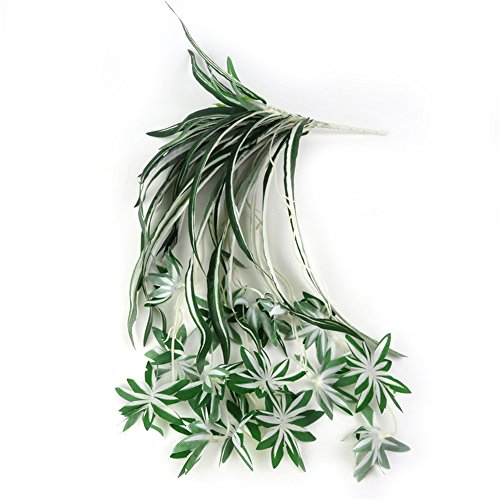 liyhh 1Pc Beauty Chlorophytum Comosum Faux Greenery Artificial Silk Spider Plant Decoration for Home Garden