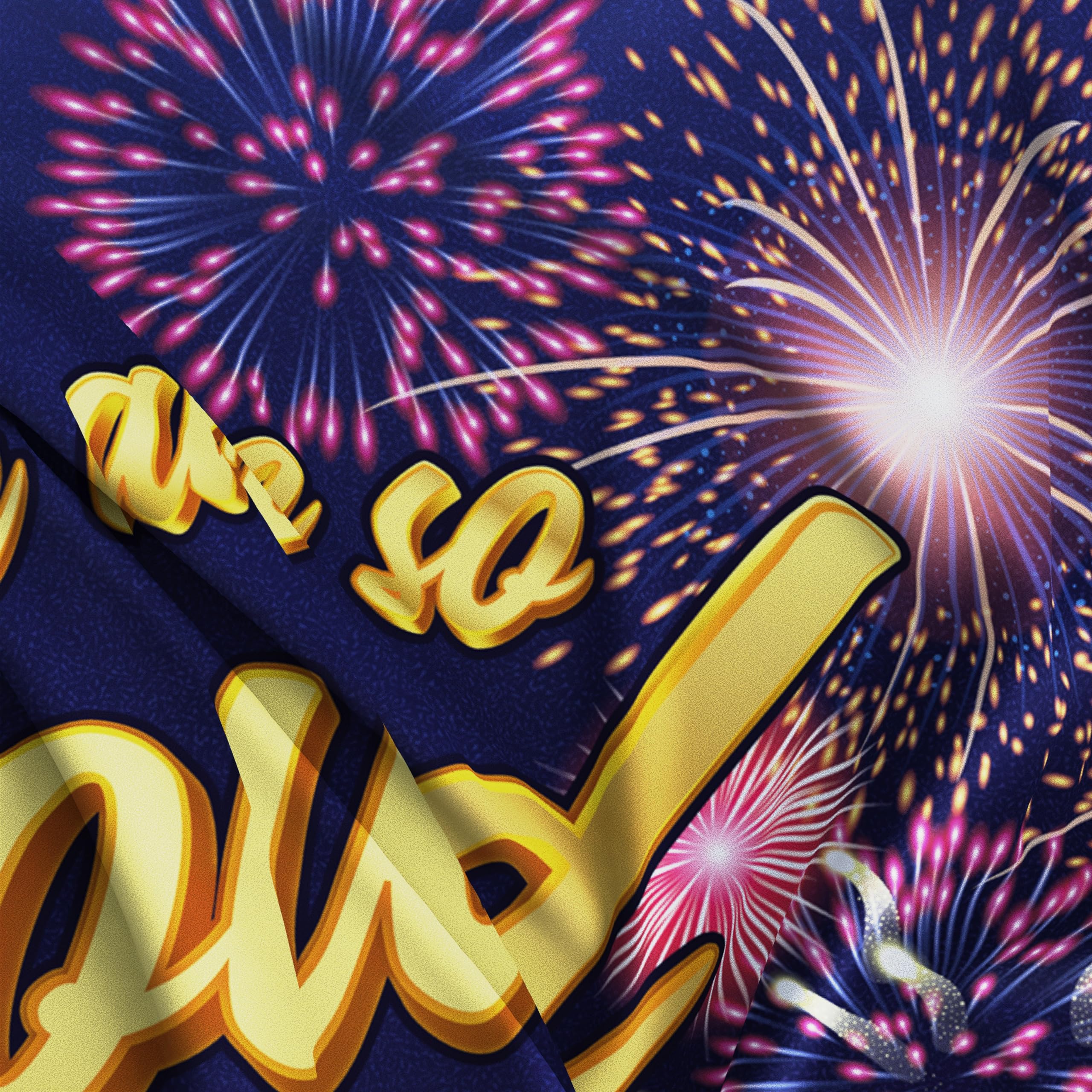 We are so Proud of You Banner - Congratulations Banner - Congratulations Decorations - Congrats Banner - Graduation Banner - Graduation Decorations for Prom - 5ft x 3ft (Blue)
