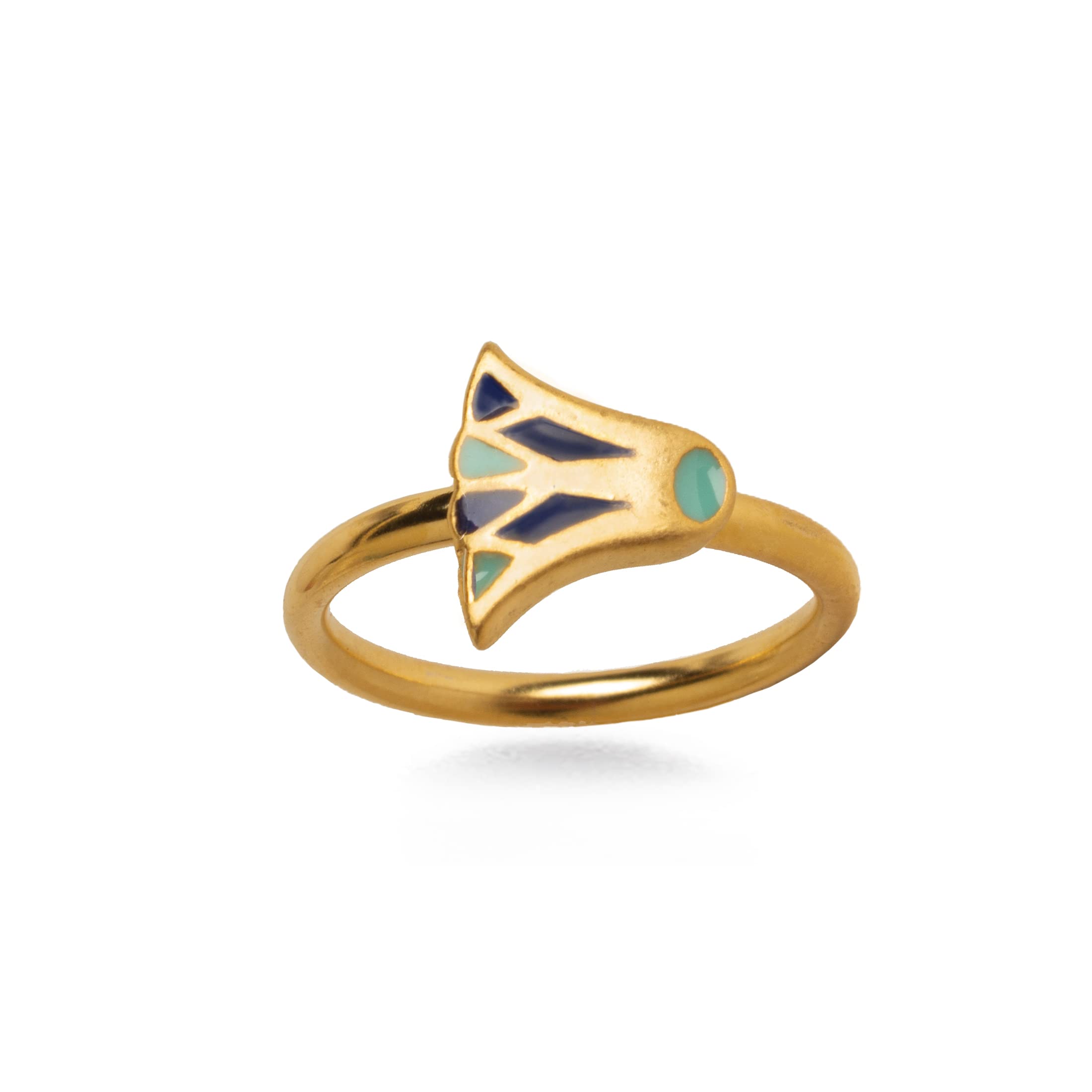 MUSEUM REPRODUCTIONS Egyptian Lotus Ring - Adjustable
