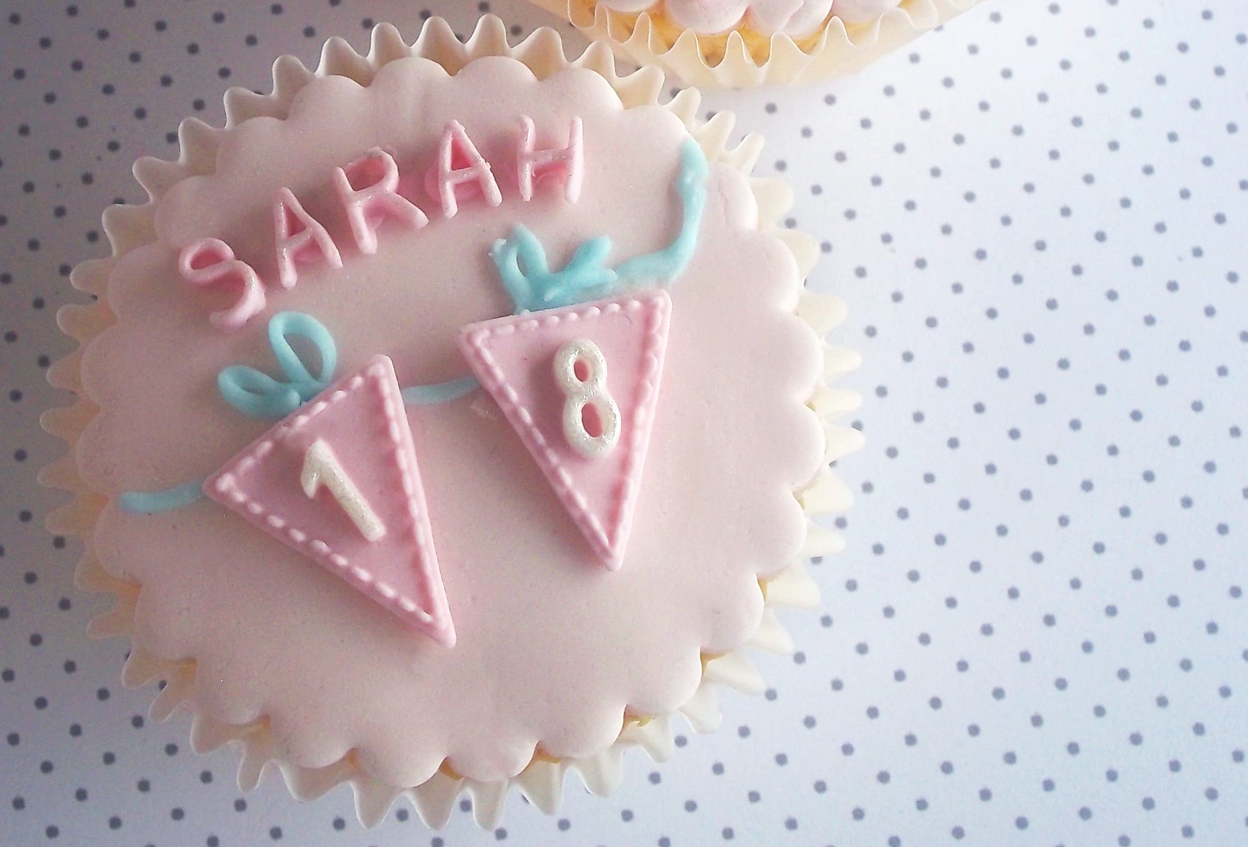 Katy Sue Designs Bunting Numbers Cake-Decorating Silicone Mold