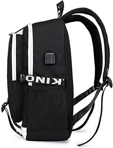 MESUZ Killua Backpack Travel Daypack Laptop Backpack (Black 2)