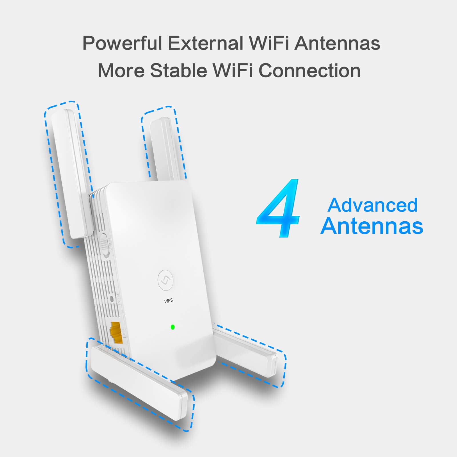 WiFi to Ethernet Adapter Wireless Bridge 5G/2.4GHz 1200Mbps WiFi to ethernet Convert Universal RJ45 Wired Ethernet to WiFi Adapter Wireless Ethernet Adapter for Network Printer Smart TV