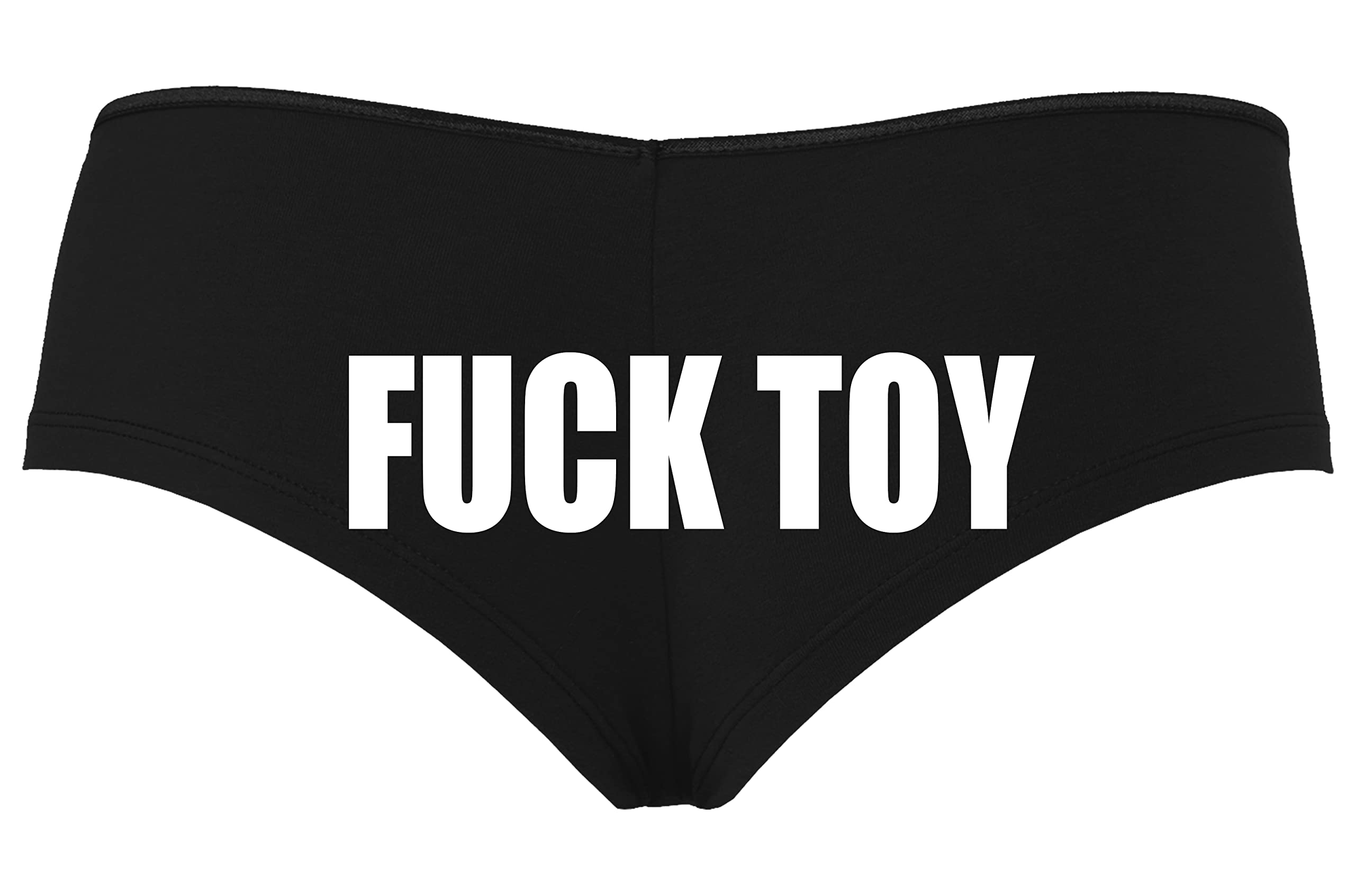 Knaughty Knickers Personalized Fuck Toy Cheeky Panties - Owned Submissive Slave Sexy Boyshort bdsm ddlg cgl (as1, alpha, l, regular, regular) Black
