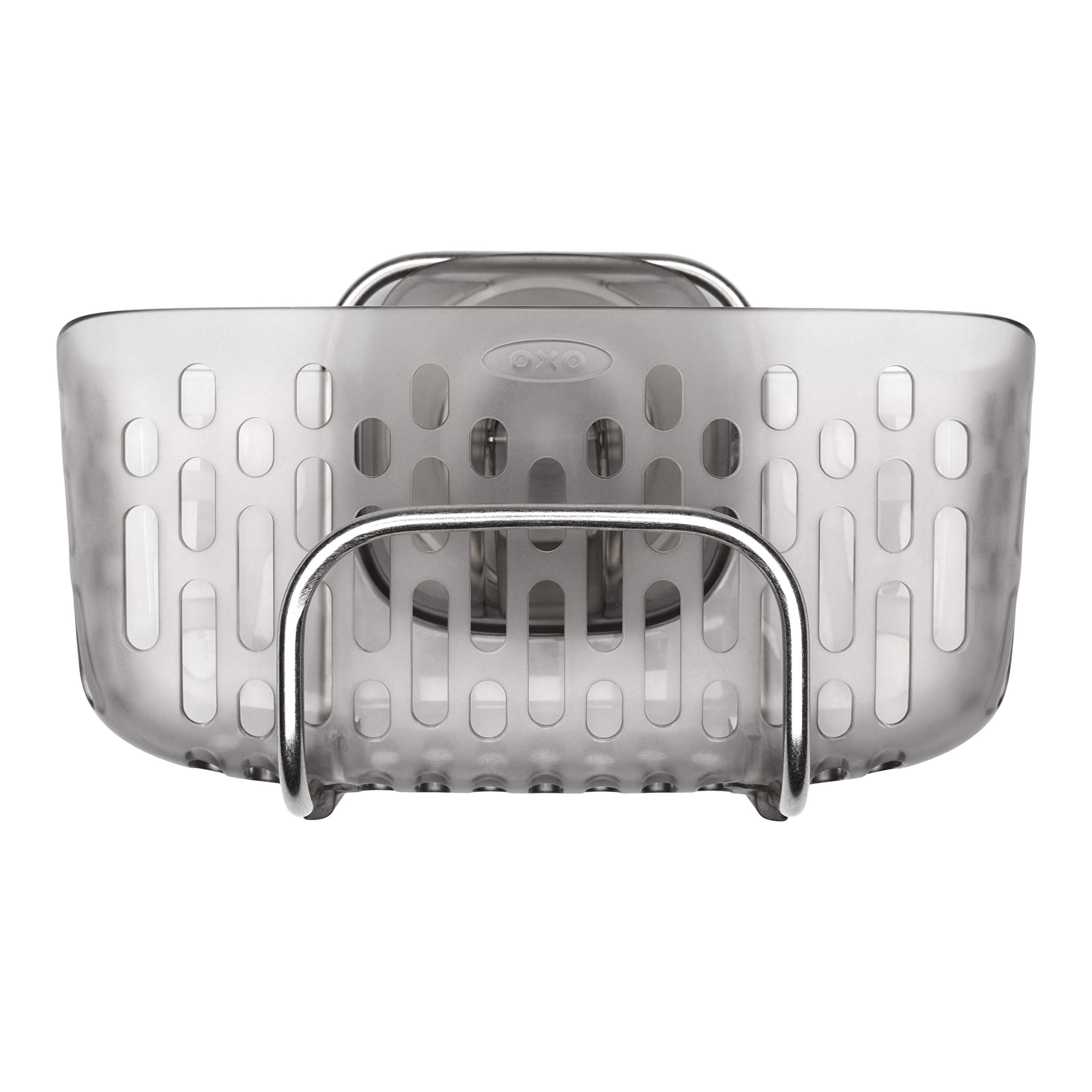 OXO Good Grips Stronghold Suction Sinkware Organizer - Gray, One Size & Good Grips Stainless Steel Soap Dispenser