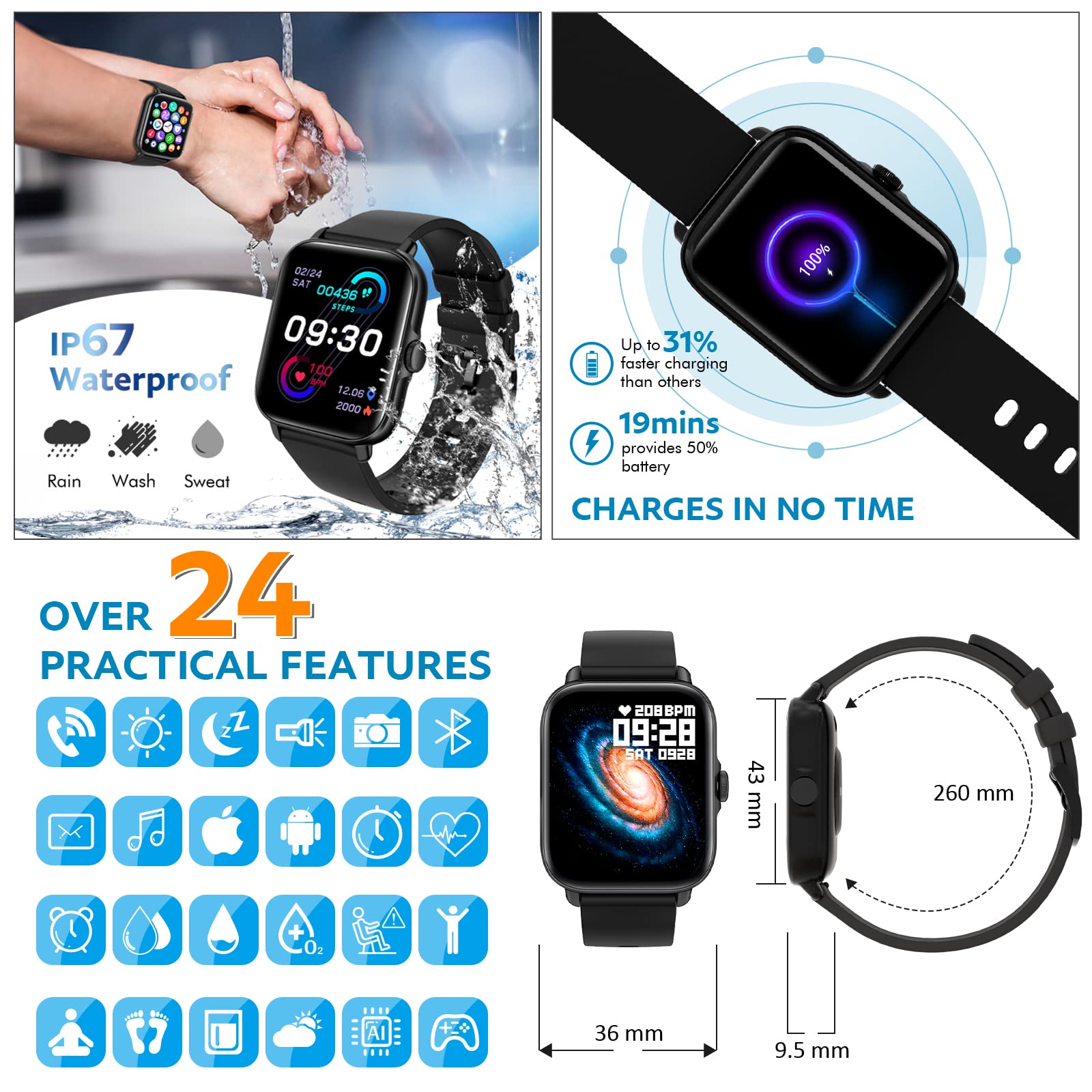 Smart Watch(Make/Answer Call)