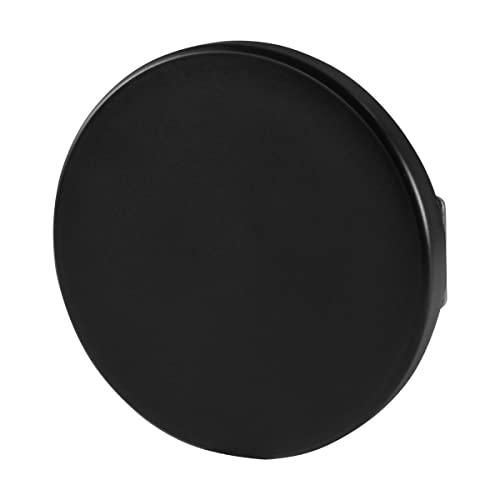 Westbrass D321H-62 14" Brass Bath Waste & Overflow Assembly with Twist & Close Drain Plug and Illusionary Faceplate, Semi-Exposed, Matte Black