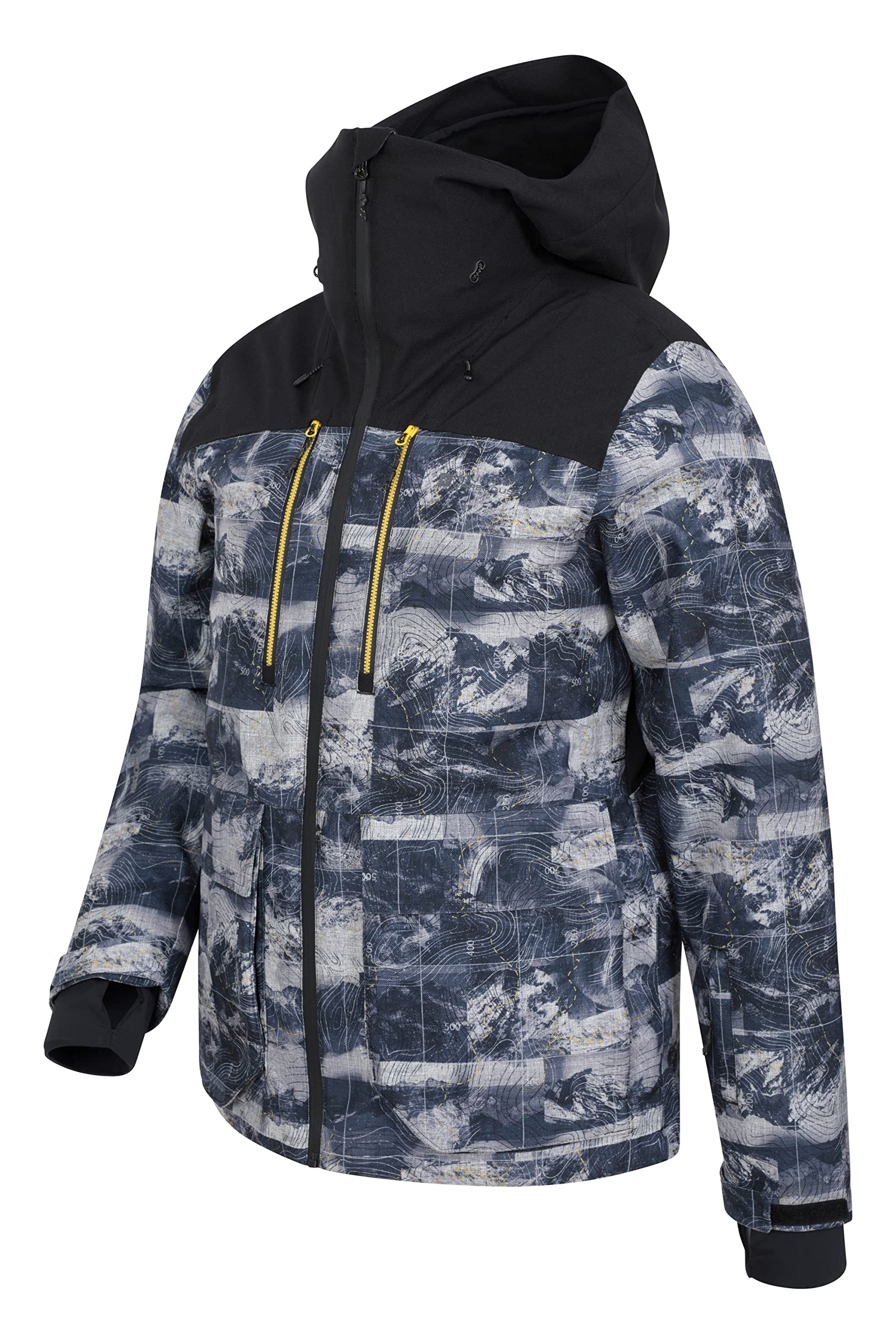 Mountain Warehouse Drayton Mens Waterproof Padded Ski Jacket - Breathable, Taped Seams, Warm & Cosy Navy 4X-Large