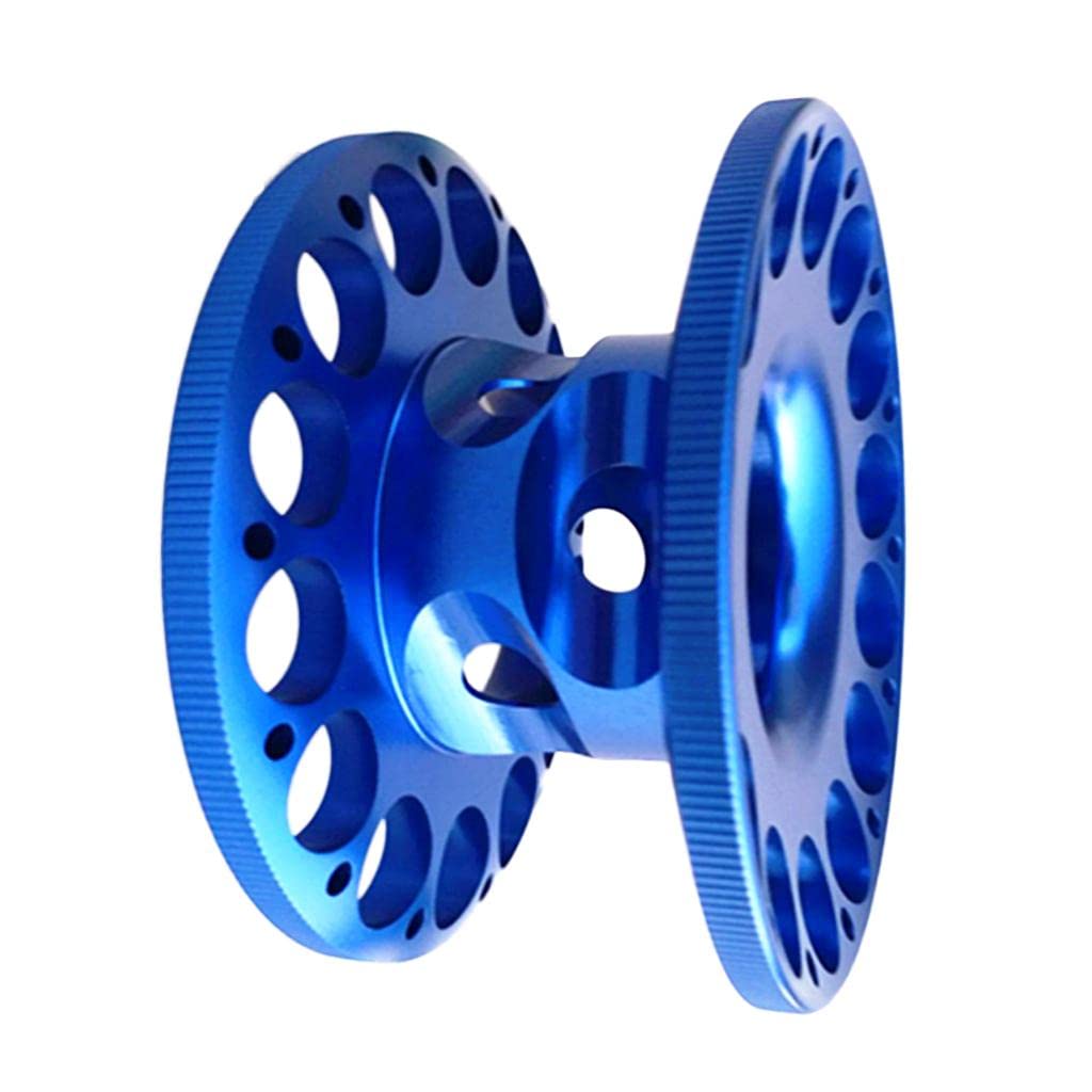 LEIPUPA Ultralight Aluminum Alloy Finger Reel Spool for Scuba Diving Dive Diver 65x35mm - Blue