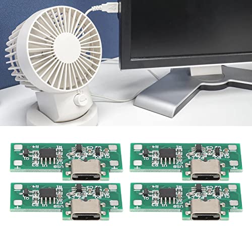 Socobeta Switch Board Module, Easy to Install PET Controller Board 10Pcs Adjustable Output for Desktop Small Fan