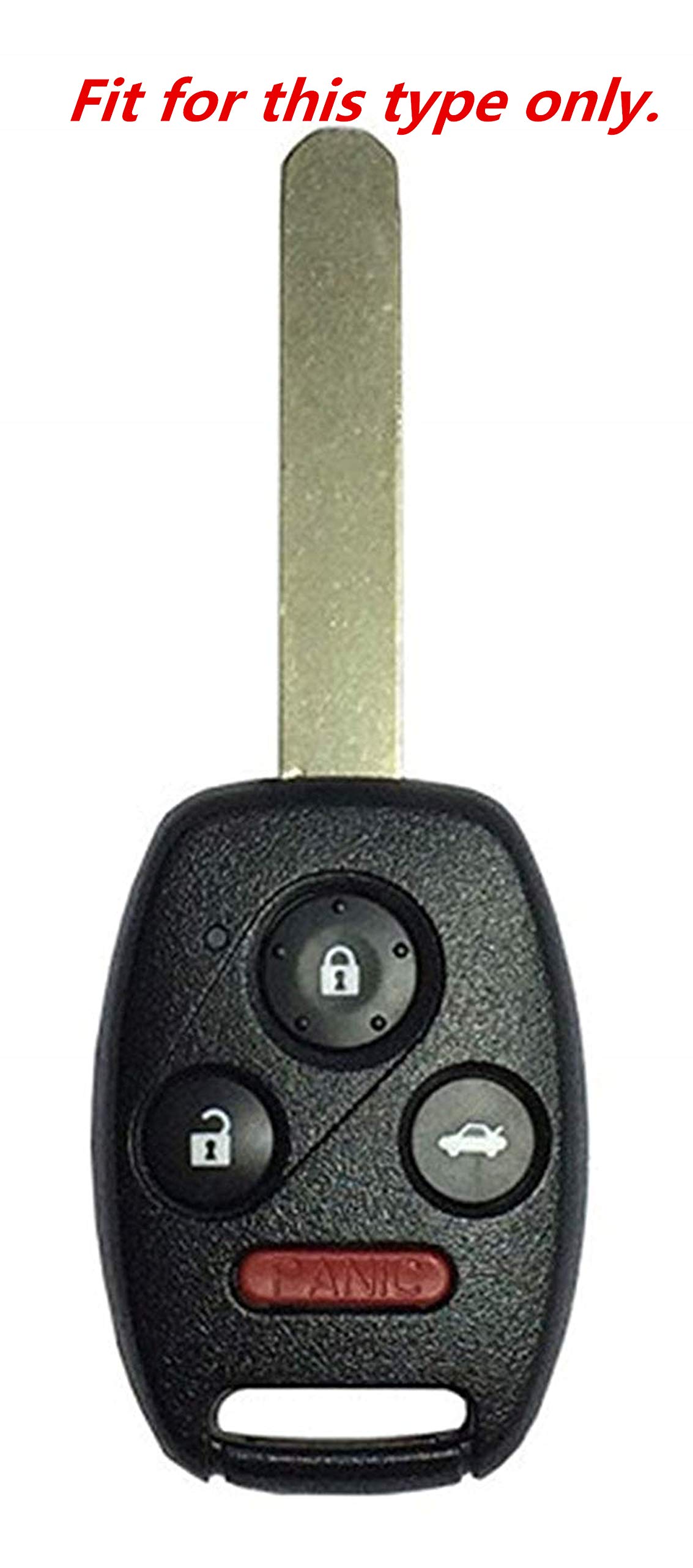 KAWIHEN Silicone Key Fob Cover Protector Compatible with Honda Accord Accord Crosstour CR-V Civic Element Pilot OUCG8D-380H-A N5F-S0084A N5F-A05TAA