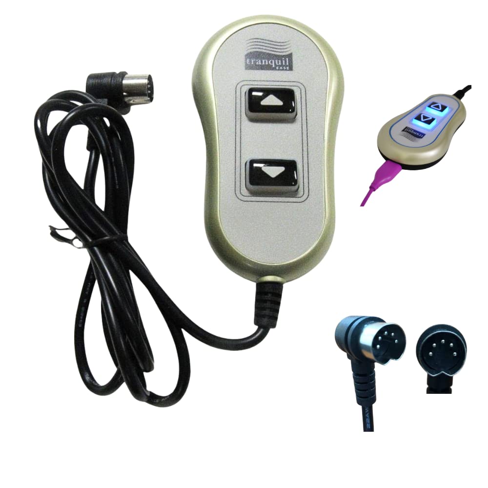 Lift Chair Hand Control 2 Button Lighted Recliner Replacement Remote with 5 Pin Plug #11560/#11560U/#11560UX