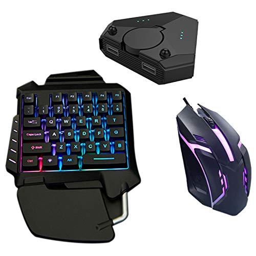 QULIT Controller for PUBG Gaming Keyboard Mouse Converter Kit Bluetooth 5.0 Mobile Controller for IOS Android Game
