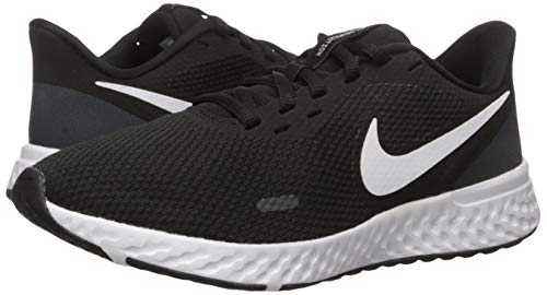 Nike Women's Revolution 5 Running Shoe, Black/White-Anthracite, 6.5 Wide US