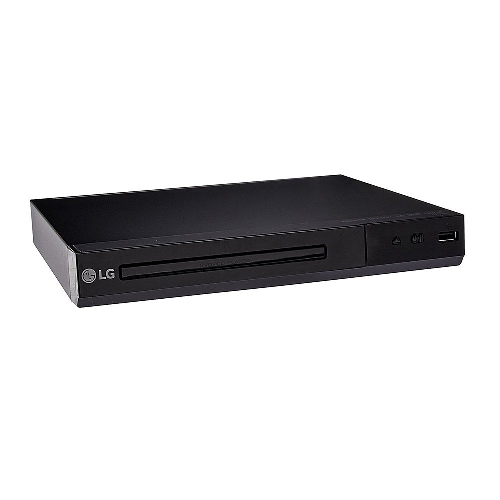 LG DP132H DVD Player Full HD Upscaling, Traditional DVD Playback, USB Playback, HDMI Out, USB Direct Recording, with Remote Control โ Black