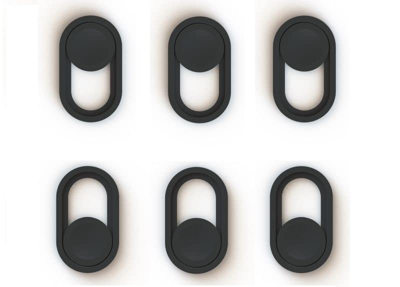 Ultra Slim Webcam-Cover Sliders: Compatible with Most Devices (6 Pack)