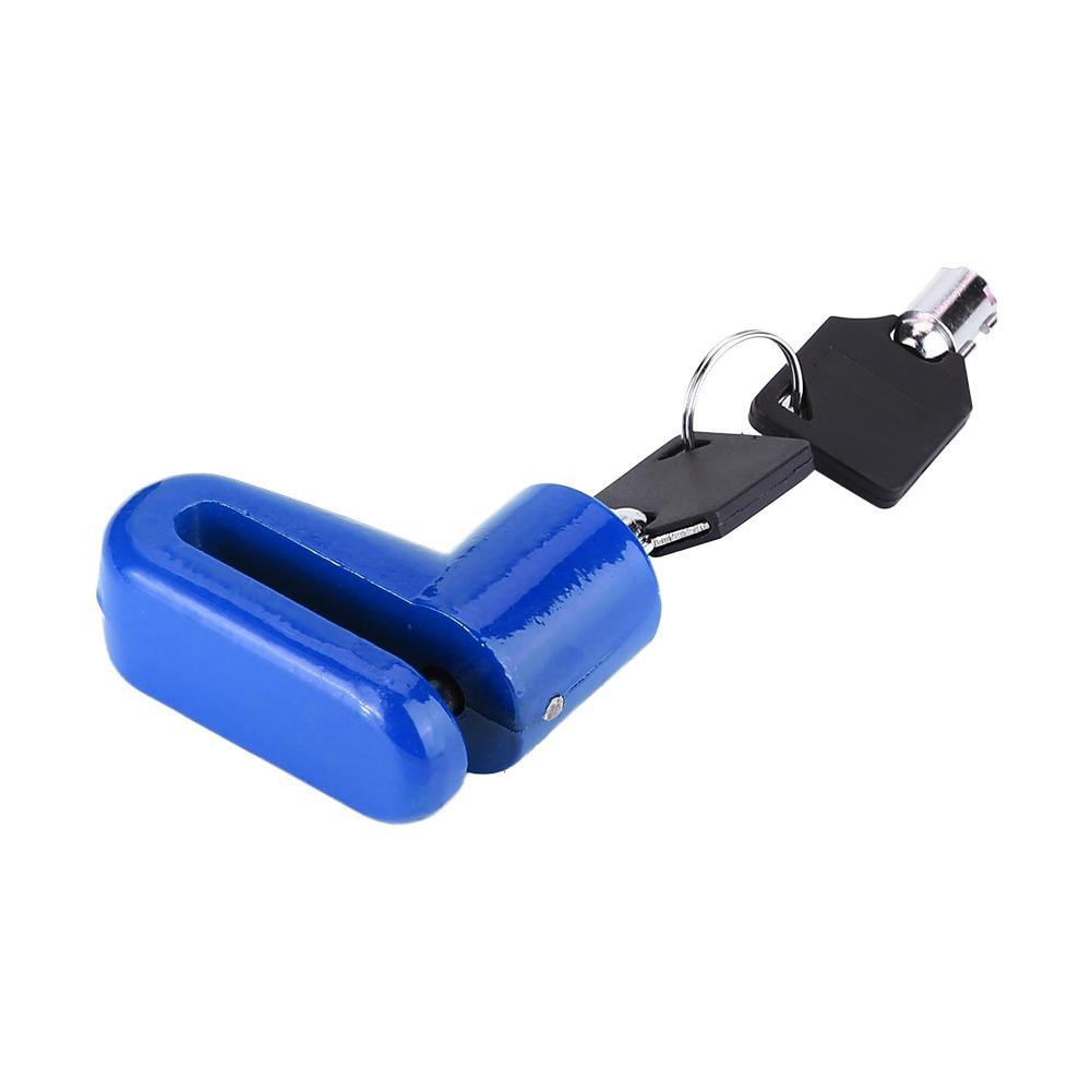 OUKENS Bicycles and Spare Parts Bicycle Lock, 3 Colors Metal Bike Lock Disc Brakes Anti Theft Bicycle Locks with Plastic