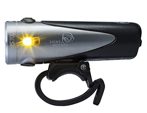 Light & Motion Vis 700, Compact, Waterproof, and Very Bright…Ideal for Night Rides on The Road or Trail. Switch to SafePulse Mode for Maximum Daytime Safety. Powerful Side Lights, Easy mounting