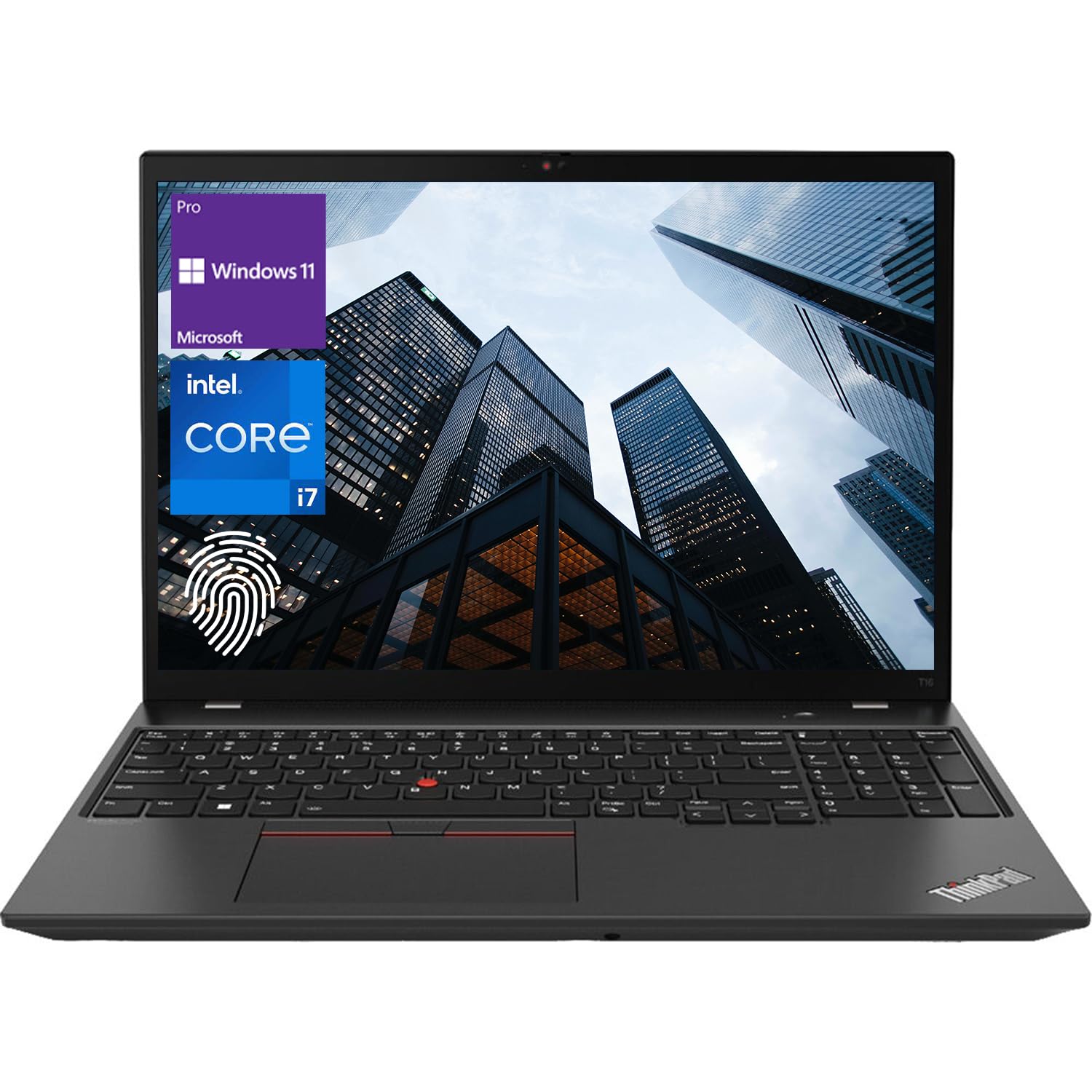 Lenovo ThinkPad T16 Gen 1 Business Laptop, 16” FHD+ Screen, Intel Core i7-1260P, 40GB RAM, 2TB SSD, FP Reader, Backlit KB, HDMI, RJ-45, Wi-Fi 6, Windows 11 Pro
