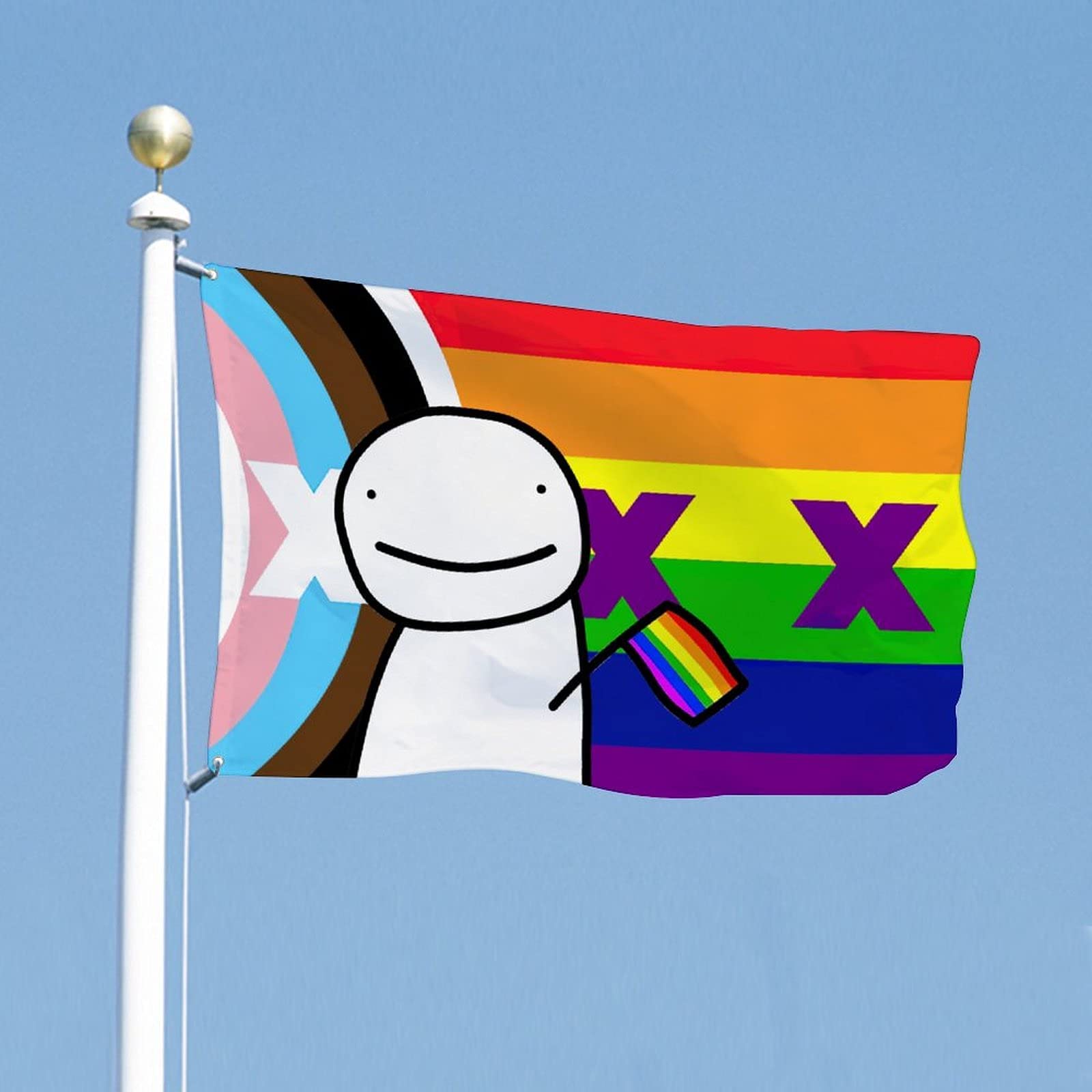 LGBTQ Pride Stuff Dream SMP Flag Garden Homes Decor Flags Tapestry Poster Banner For Yard Outdoor Indoor