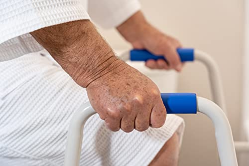 step2tub Shower Steps for Seniors - Provides Tub Assistance for Elderly - Adjustable, Non-Slip, One-Step Stool with Handicap Grab Bars - Stainless Steel Step Stool for Safe Tub & Shower Access