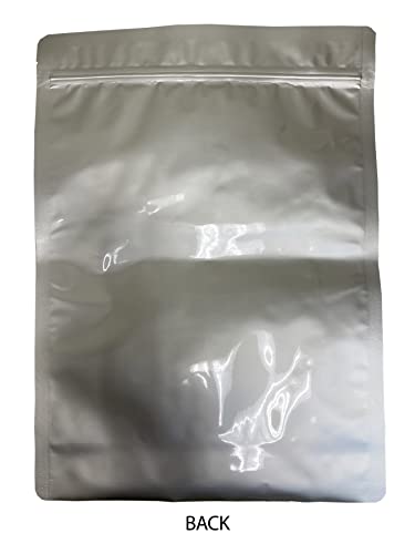 PackFreshUSA: 7 Mil - Gallon Premium Century Seal-Top Mylar Bags (10" x 14β) - Rounded Corners - Heat Sealable - Long-Term Food Storage (100)