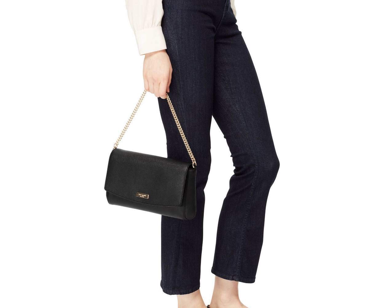 Kate Spade New York Greer Laurel Way Crossbody Purse (Black)
