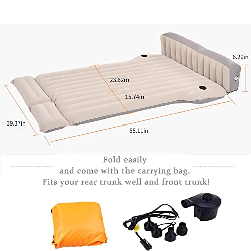 LMZX Air Mattress Bed for Tesla Model Y, 3, S, X 5 Seater,Inflatable Bed Camping Accessories Mattress(Multi-Purpose)