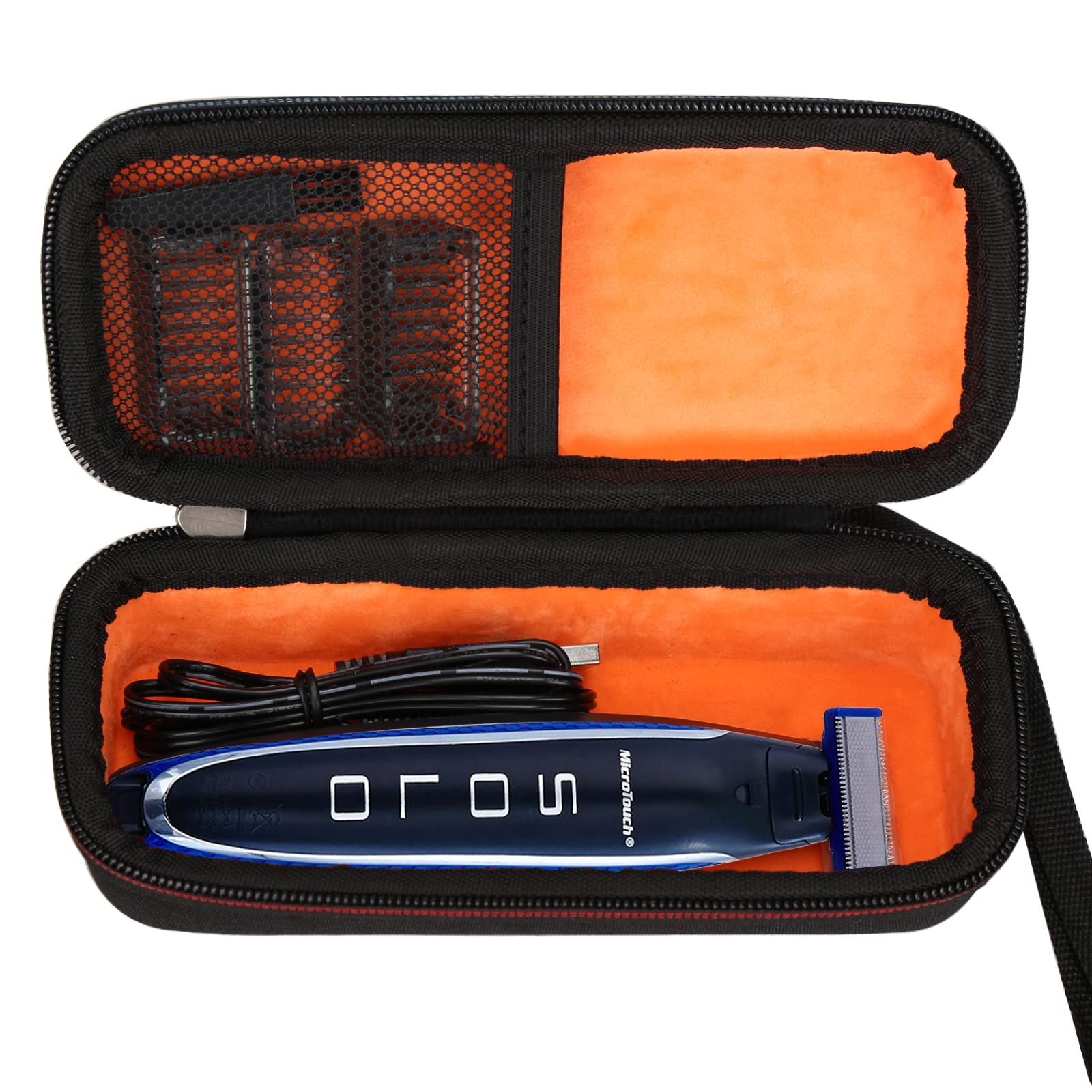 Mchoi Hard Portable Case Compatible with Micro Touch Solo Rechargeable Full Body Trimmer and Shaver(Case Only)