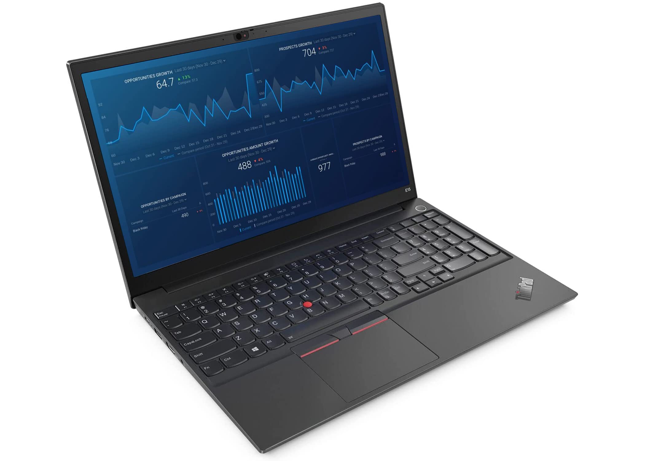 LENOVO ThinkPad E15 Gen 3 Business Laptop, 15.6" Full HD Display, AMD Ryzen 5 5500U Processor, 40GB DDR4 RAM, 1TB SSD, USB Type-C, Webcam, HDMI, Wi-Fi, Bluetooth, Windows 10 Pro, Black (Renewed)