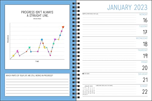 Positively Present 16-Month 2022-2023 Monthly/Weekly Planner Calendar: Wonderful Things Might Happen