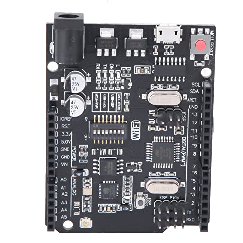 SOONHUA WiFi R3 ATmega328P+ESP8266 (32Mb Memory) USB-TTL CH340G Development Board Fit for NodeMCU
