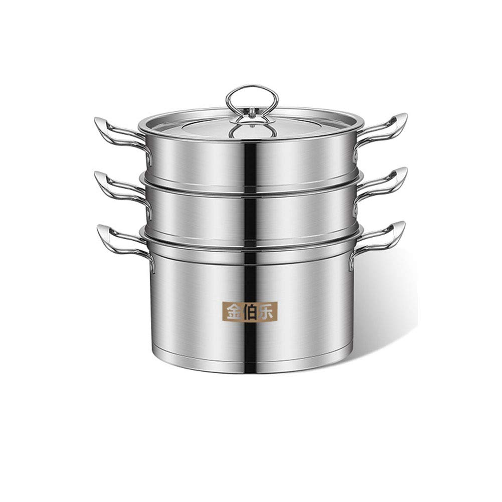 Kitchen Ware Double Layer Stainless Steel Steamer (Size 26cm / 10.2in)