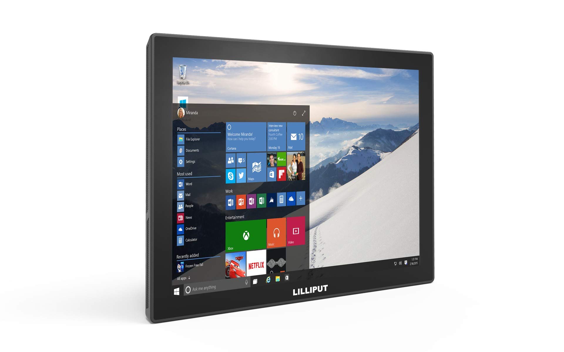 LILLIPUT 12.1" FA1210/C/T Industrial Capacitive Touch Screen 4:3 1024×768 Native 800 cd/m² 900:1 Contrast, 170° Wide Viewing Angles