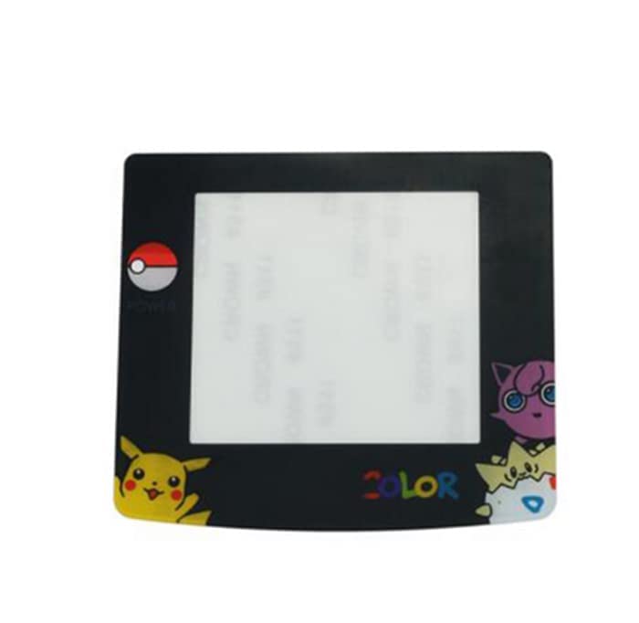 Rymfry Plastic Screen Lens Panel for Gameboy Color GBC Game Console Screen Lens Protector Cover (B)