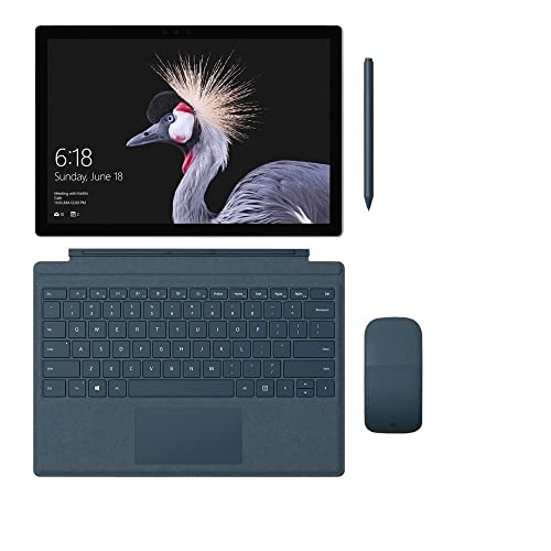 Microsoft Surface Pro FKH-00001 12.3" Tablet 512GB WiFi Core™ i7-7660U 2.5GHz, Silver (Renewed)