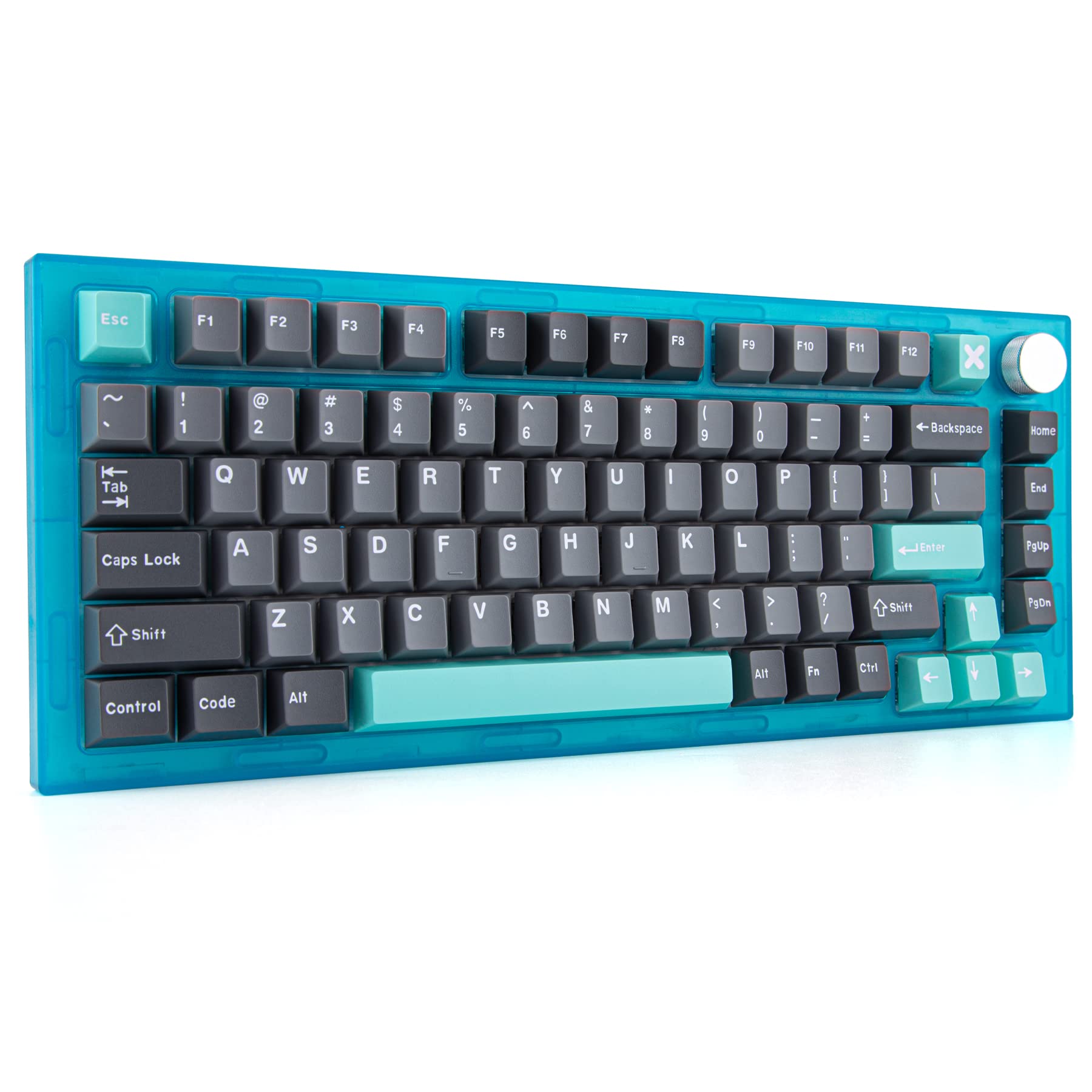 UniCusMech Custom Keycaps 173 Keys Cherry Profile Set ABS Double Shot Keycap Kit for Standard US ANSI & ISO Layout Mechanical Gaming Keyboard (Modern Dolch)