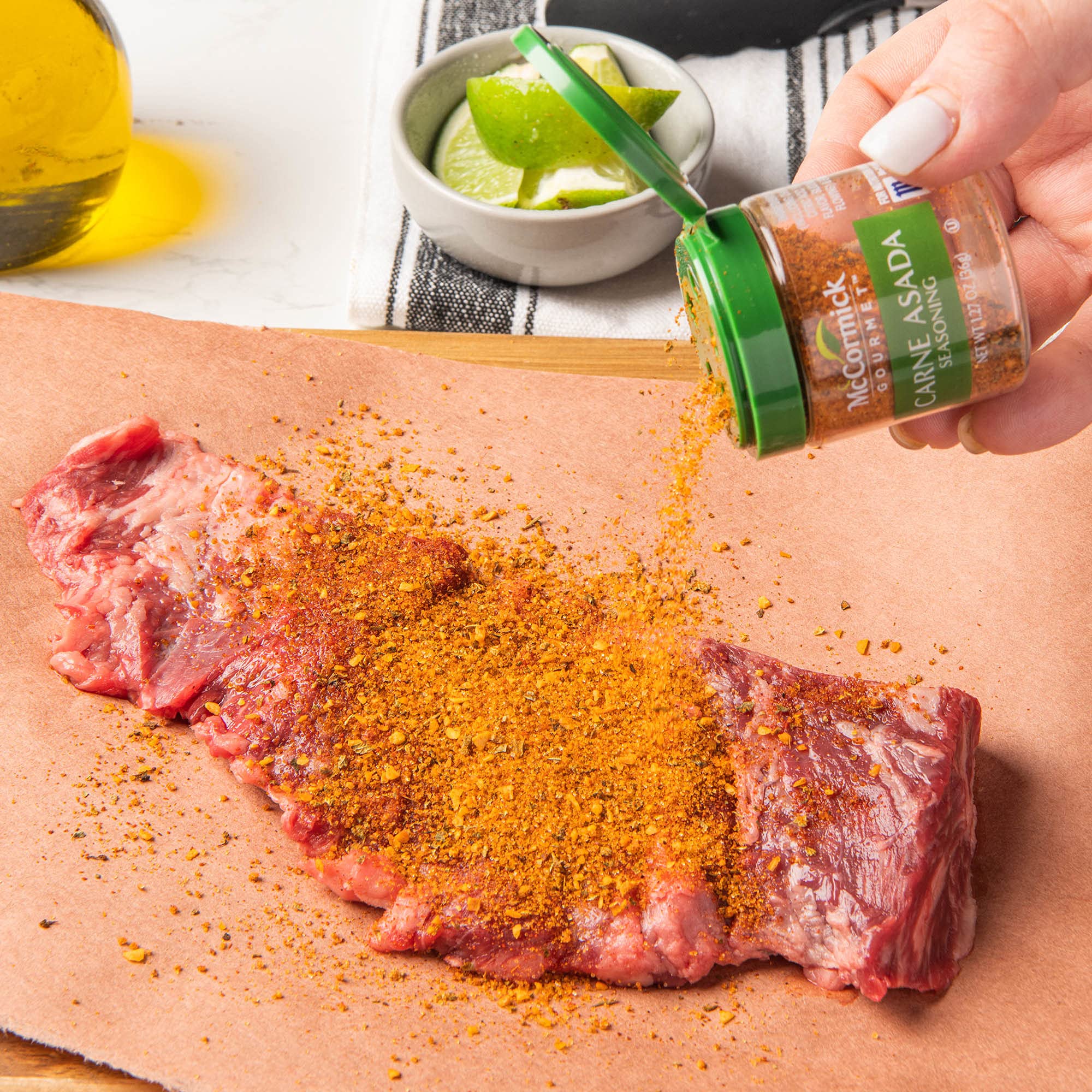 McCormick Gourmet Carne Asada Seasoning, 1.27 oz (Pack of 2)