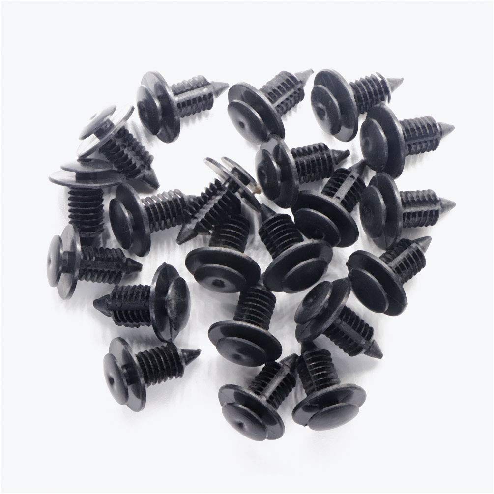 Lantee 20 Pcs Interior Door Trim Panel Retainer Clips Fasteners Replacement for Ford N805155-S & for Dodge 6505878-AA, Fit for Ford GT/Taurus/Thunderbird, Fit for Dodge Ram 1500/2500/3500