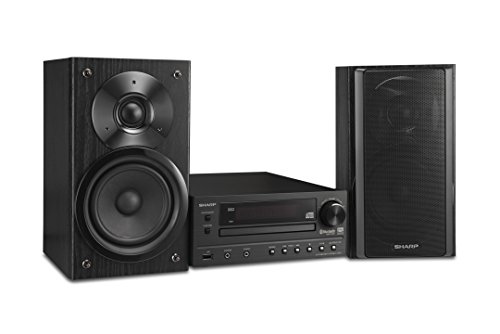 Sharp XL-HF203B Hi-Fi Component Stereo Speaker System with High Resolution Audio