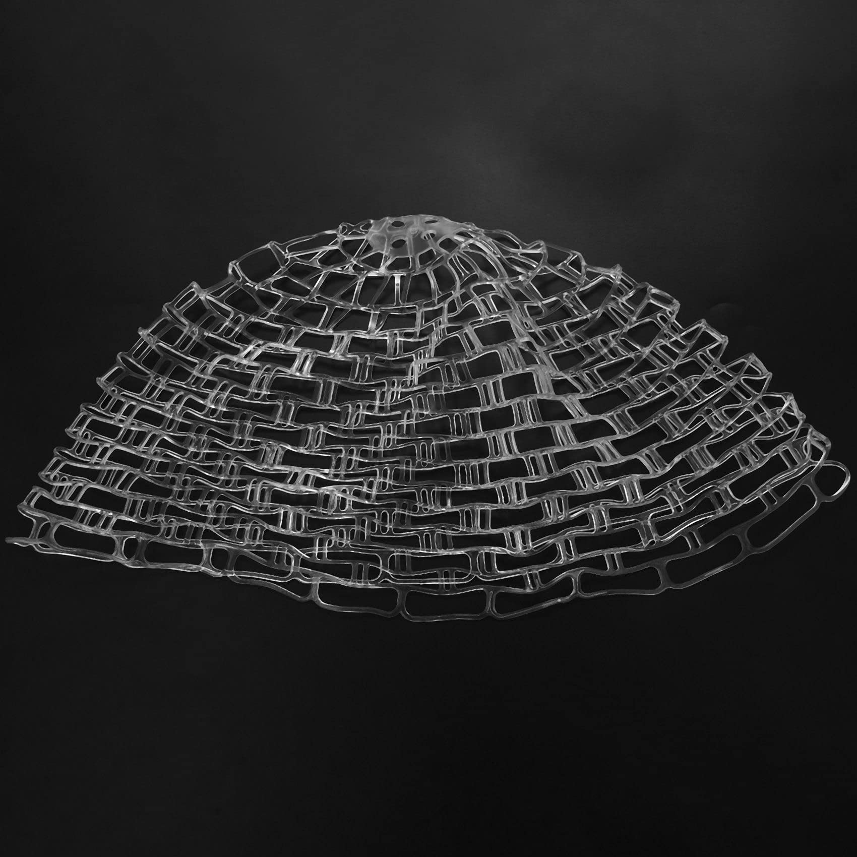 QONIA 47 Inch Clear Rubber Replacement Net Replacement Bag for Fly Fishing Landing Net Fishing Tackles